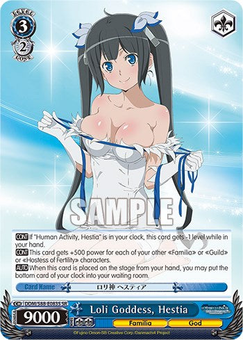 Loli Goddess, Hestia (SR) (DDM/S88-E083S SR) - Is it Wrong to Try to P