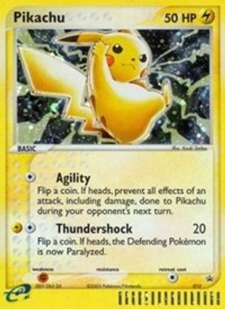 Pikachu (EX Series Collector's Tin) 012/40 - Nintendo Promos Holofoil