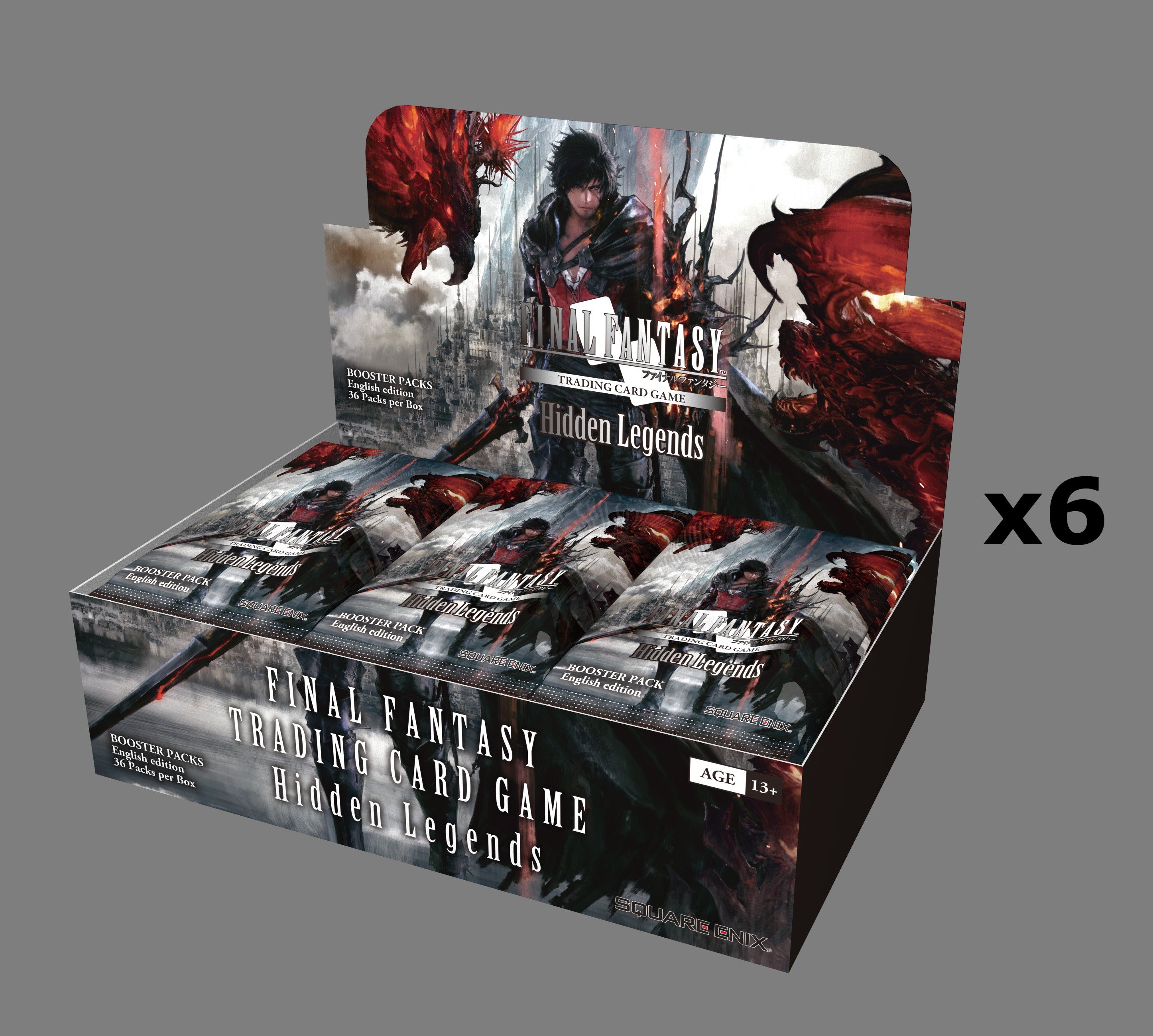 Final Fantasy: Hidden Legends Booster Box Case