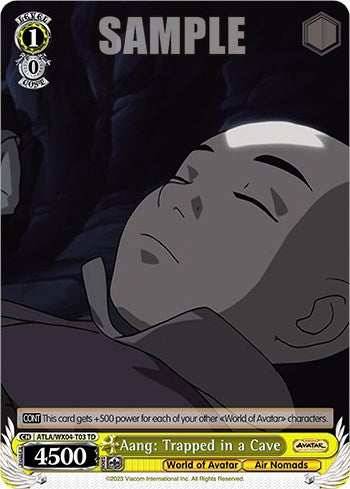 Aang: Trapped in a Cave (ATLA/WX04-T03 TD) - Avatar: The Last Airbende