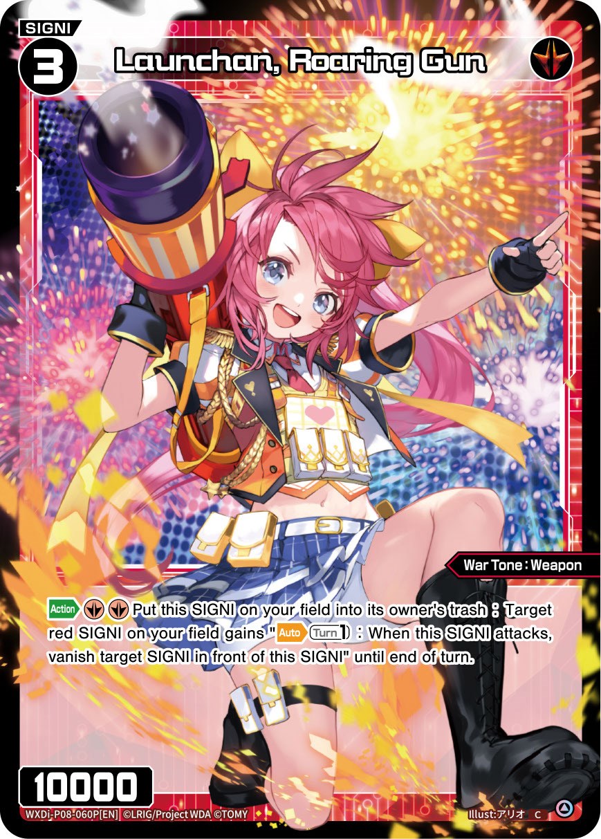 Launchan, Roaring Gun (Parallel Foil) (WXDi-P08-060P[EN]) [Spread Diva