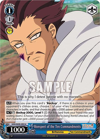 Monspeet of the Ten Commandments (SDS/SX05-093 U) - The Seven Deadly S